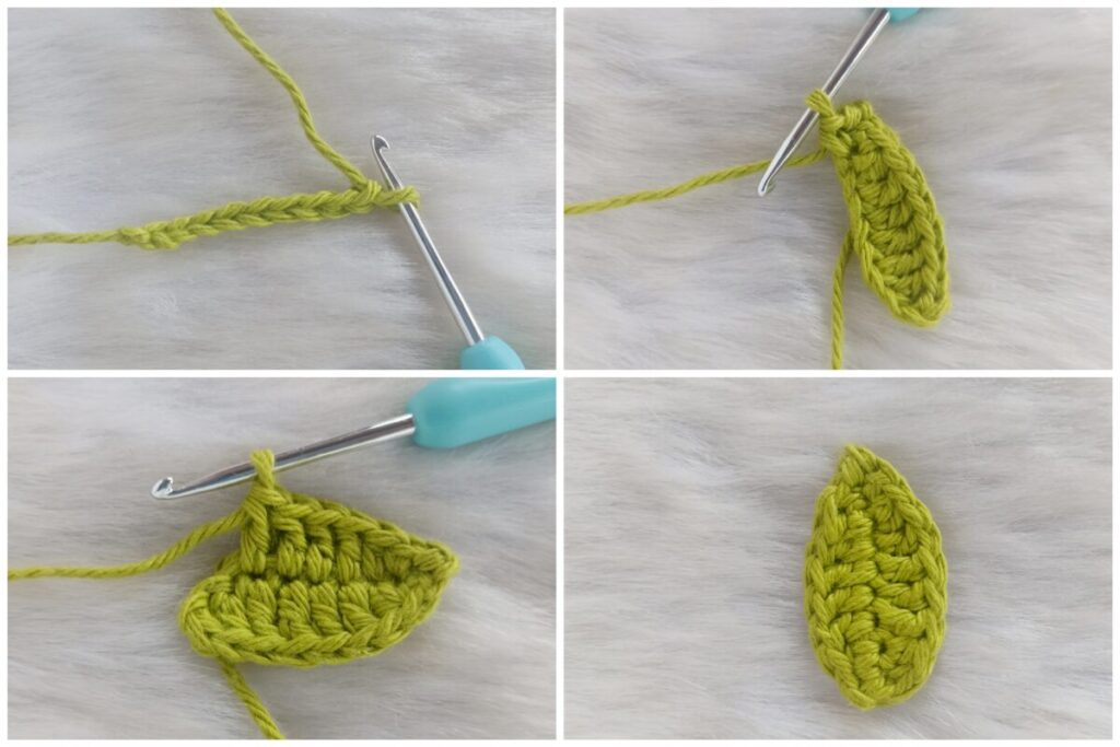 Crochet flower keychain pattern ⋆ A Little Love Everyday