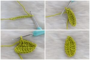 Crochet flower keychain pattern ⋆ A Little Love Everyday